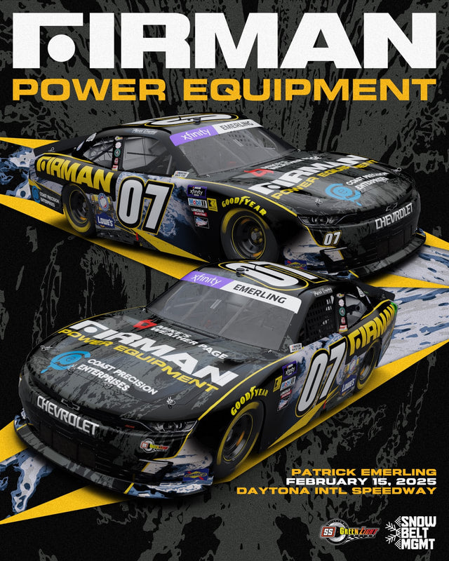 2025 NASCAR United Rentals 300 | Patrick Emerling #7 Sponsorship ...