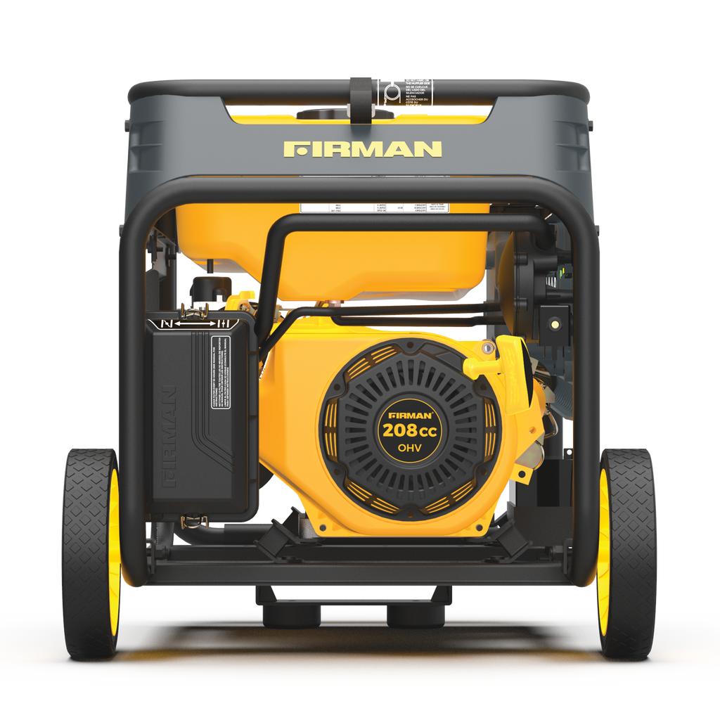 Dual Fuel 4550W Portable Generator Electric Start with CO Alert ...