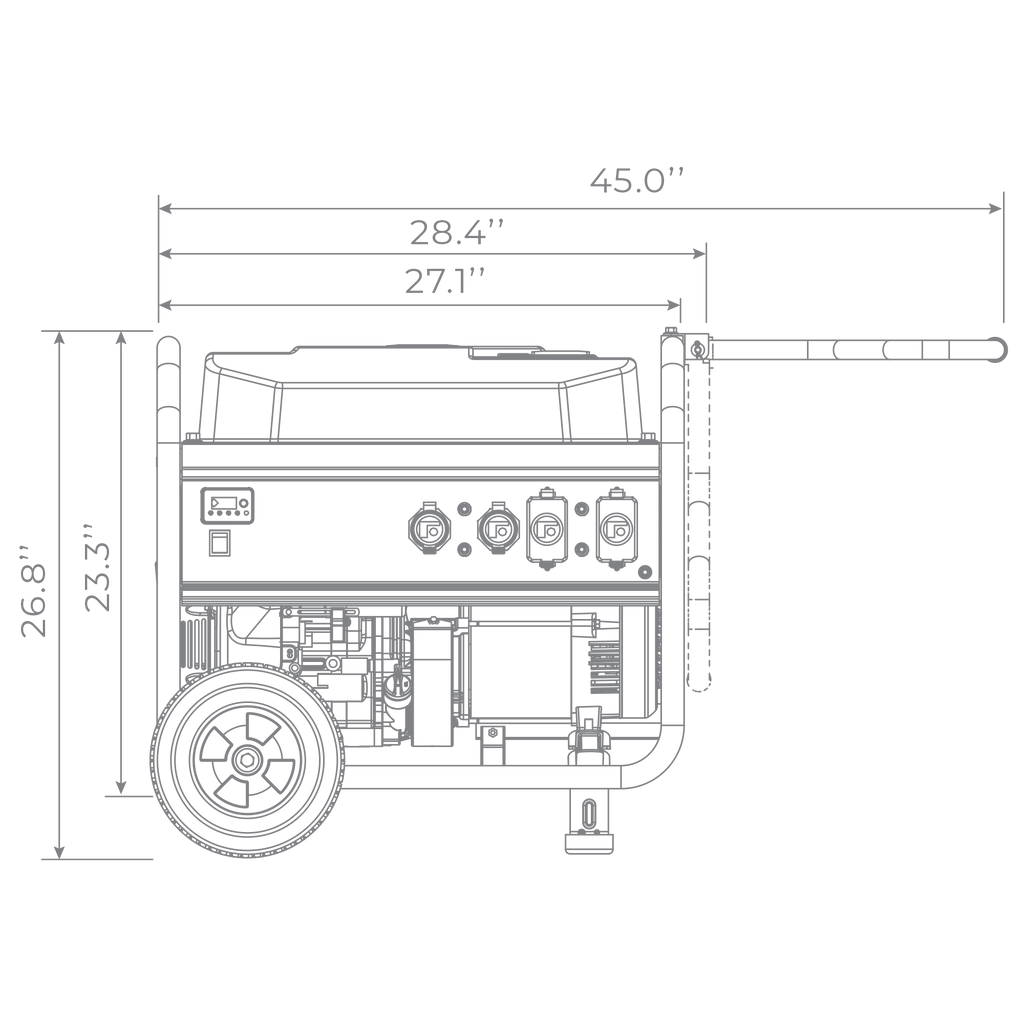 Gas Portable Generator 8350W Recoil Start 120/240V – FIRMAN Power Equipment